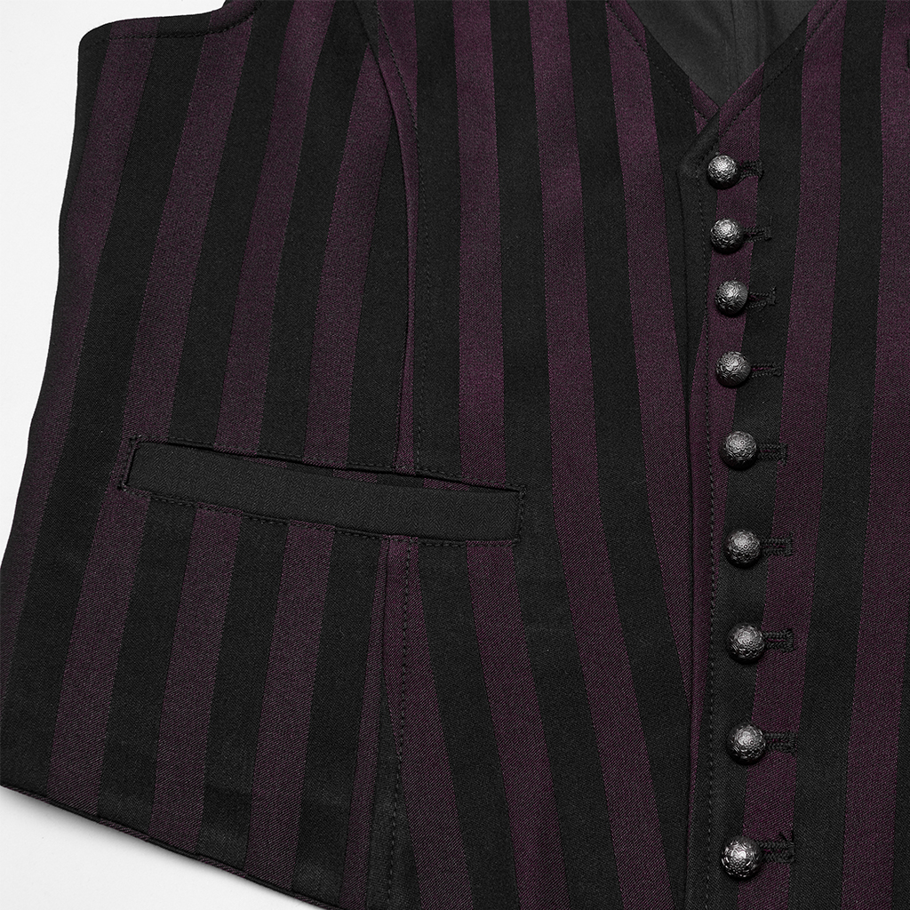 Punk Rave Simple Design Elegant And Noble Steampunk Vest